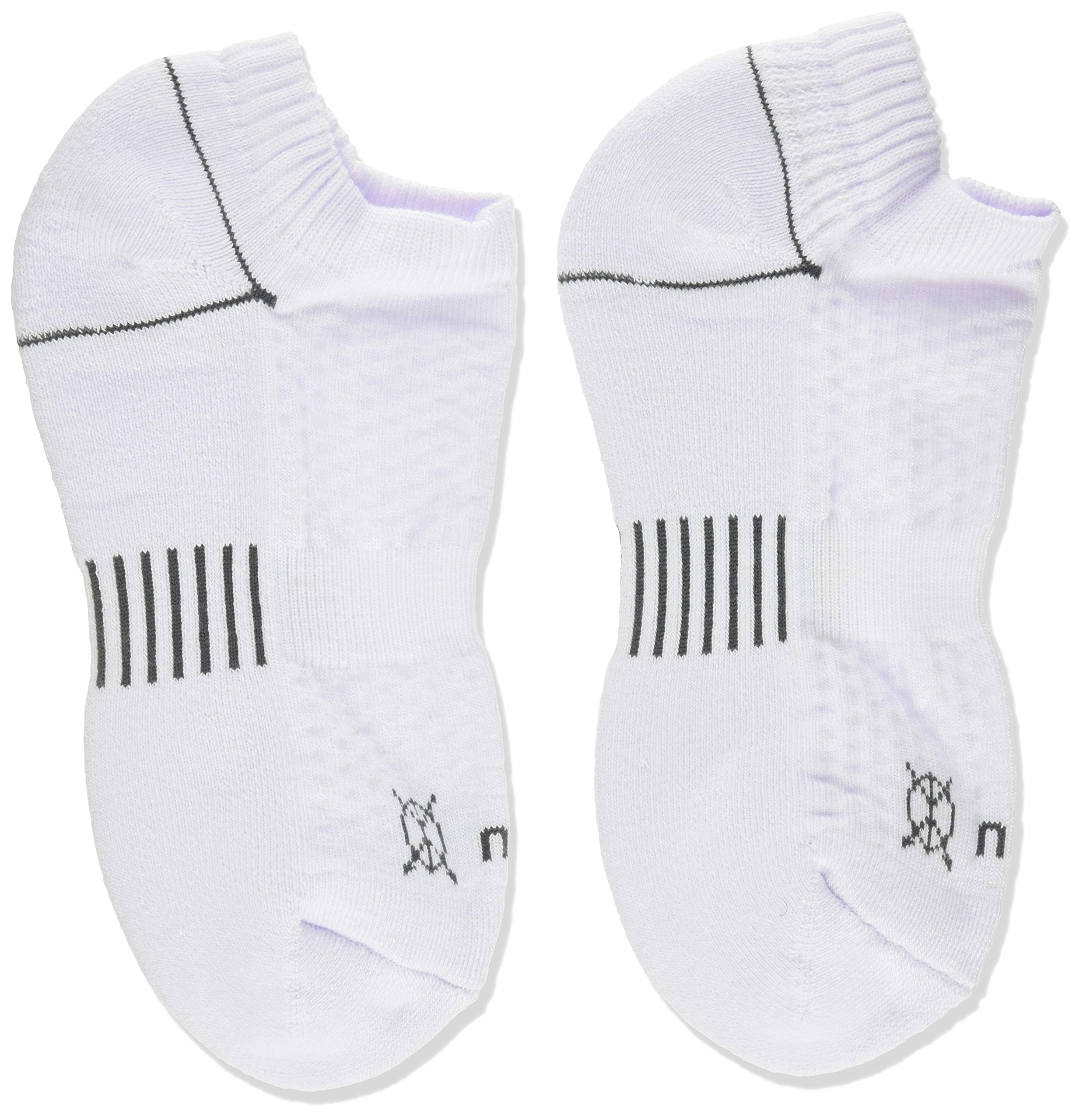 Balega Zulu Cushioning Performance No Show Active Lifestyle Socks for Men and Women (3 Pair), White, X-Large