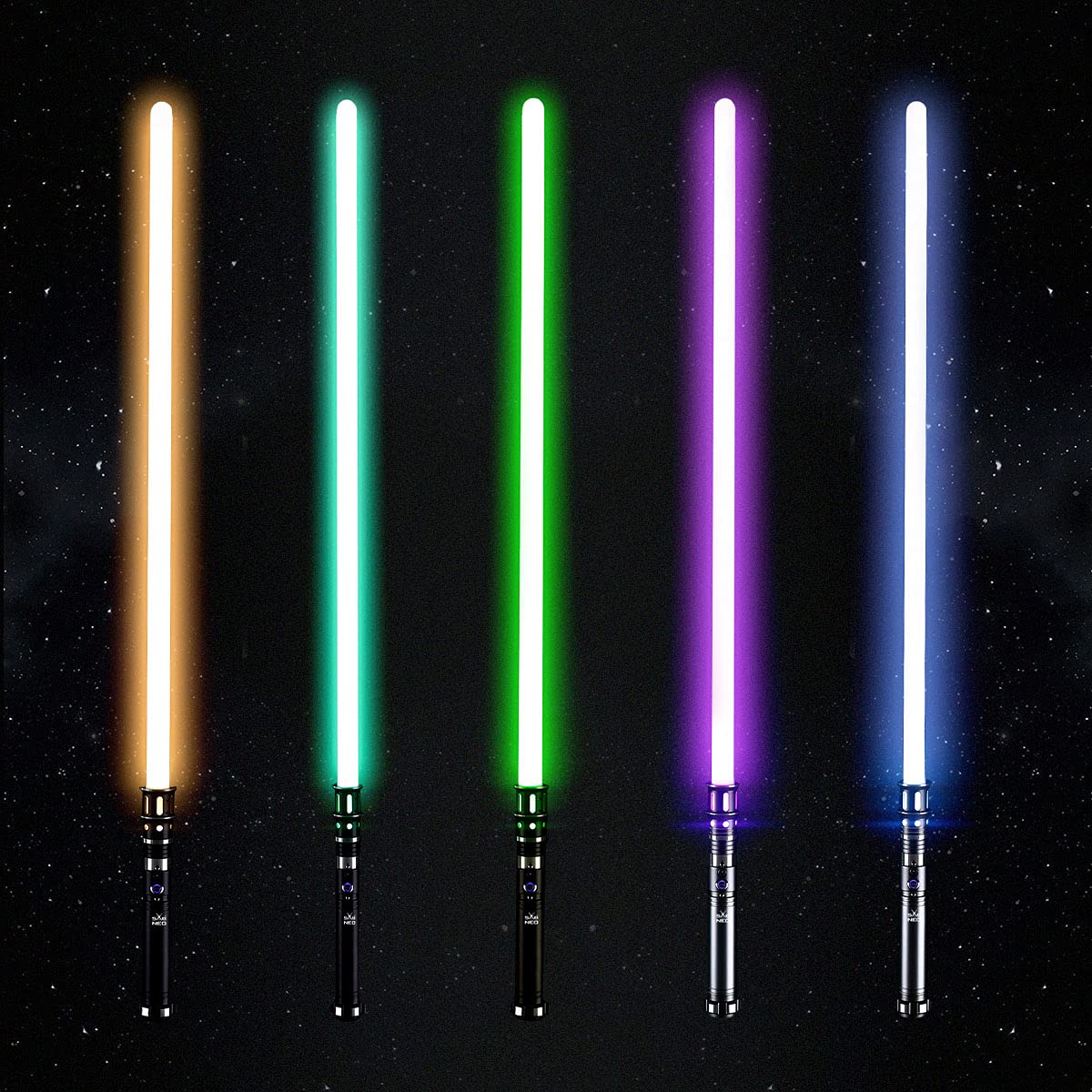 SABNEO Light Saber V7 Changeable Colors - Smooth Swing and Sound Dueling Light Sabers RGB - 10 Sound Effects
