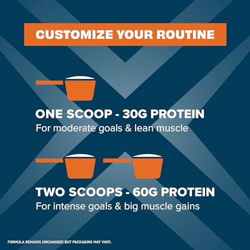Body Fortress Super Advanced Whey Protein Powder, Chocolate, 60g Protein & 12g BCAAs Per 2 Scoops, Muscle Gain & Recovery, Immune Support with Vitamins C & D, 3.9lbs (Packaging May Vary)