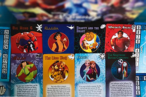 USAOPOLY Smash Up: Disney Edition | Featuring Disney Characters from Frozen, Big Hero 6, The Lion King, Aladdin, The Nightmare Before Christmas, & More | Standalone Smash Up Game