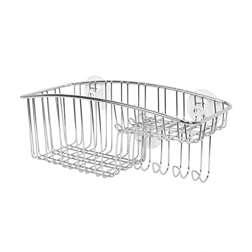 Spectrum Diversified Bathroom Contempo Shower, Stainless Steel, Basket w/Hooks