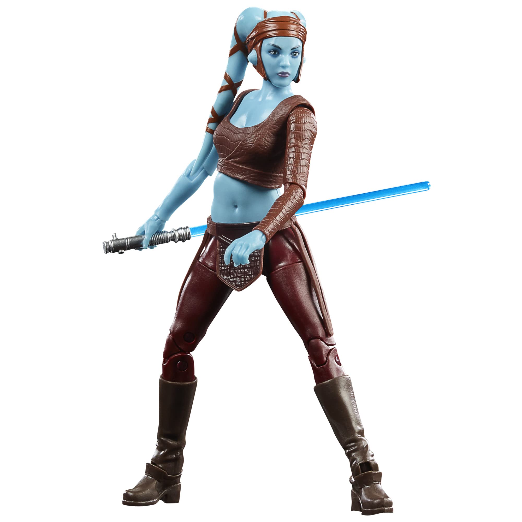 STAR WARS The Black Series Aayla Secura Toy 6-Inch-Scale Attack of The Clones Collectible Action Figure, Toys for Kids Ages 4 and Up