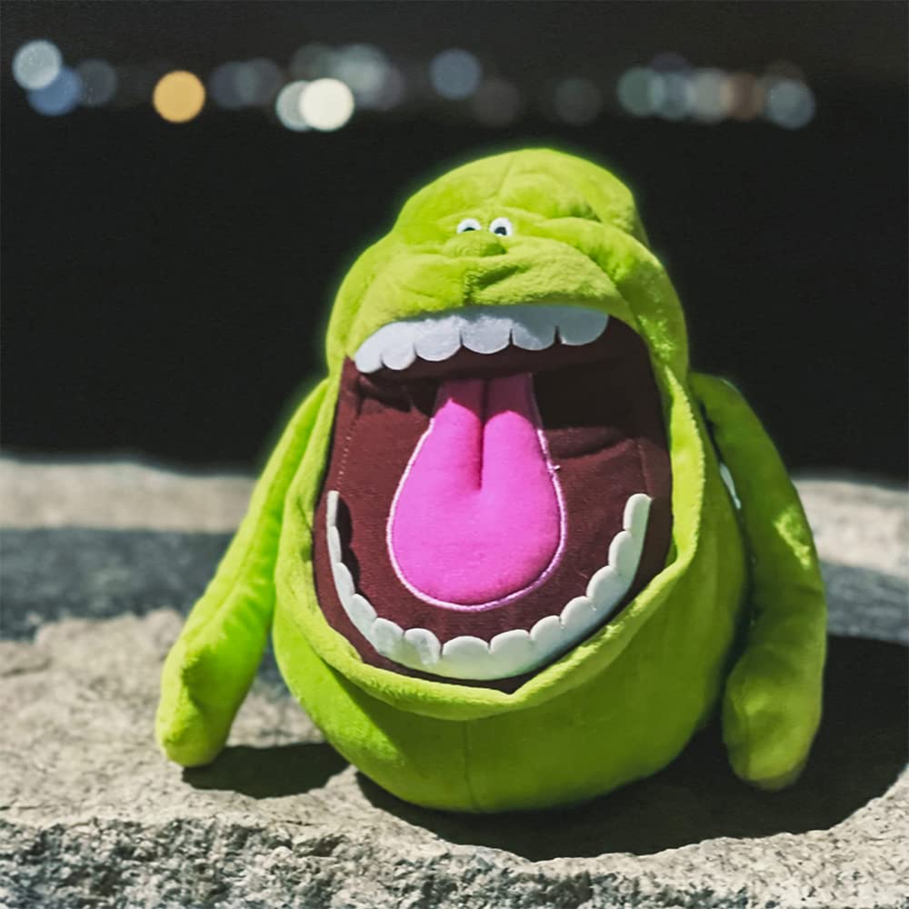 Caripheny Ghost Plush 10Inch Cute Slimer Busters Stuffed Doll Toys for Fans