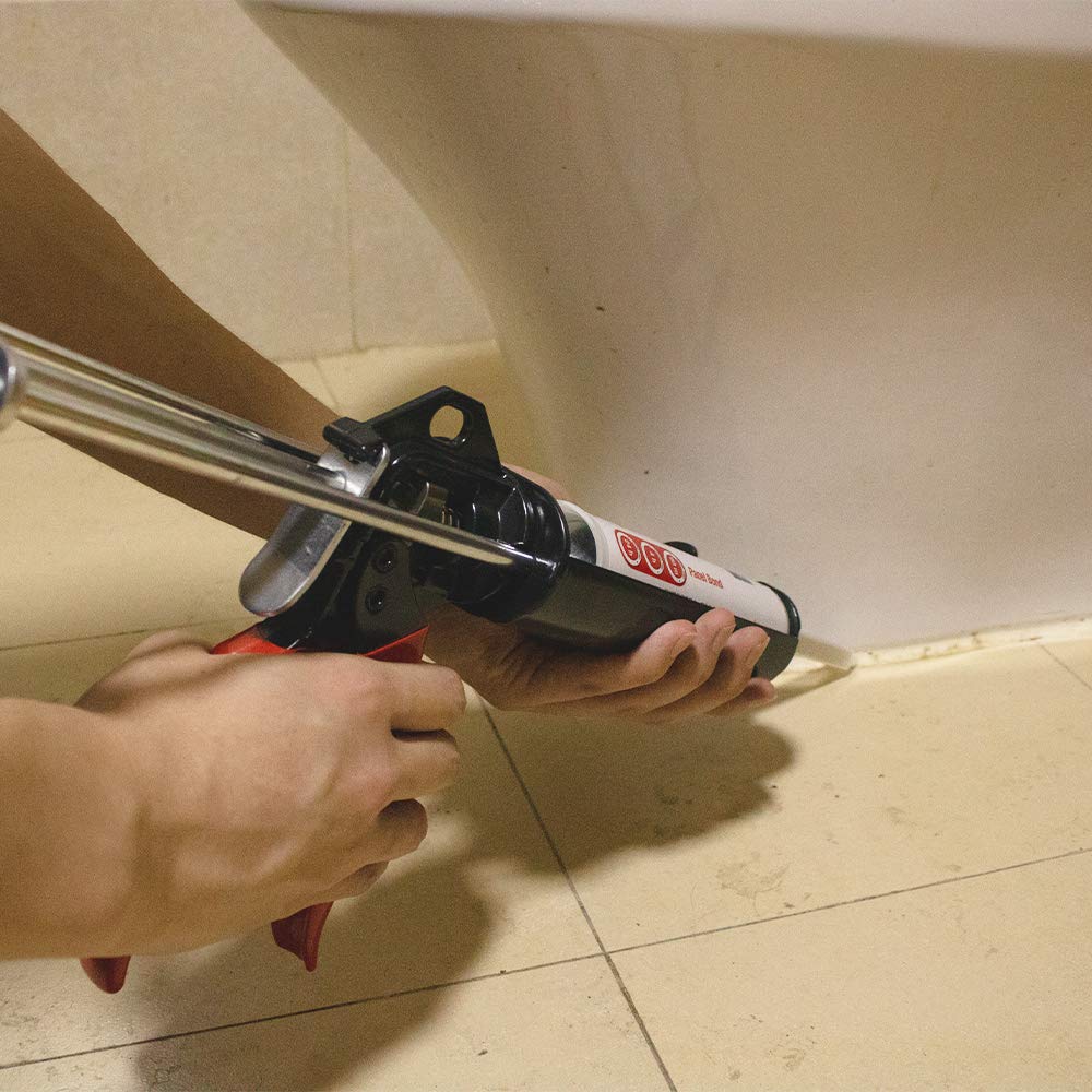 Dual Epoxy Gun for 200 mL/6.75 fl oz (2:1 Mix Ratio) Double Cartridge Panel Bond 08115-08116 (Scarlet & Black)