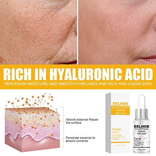 Deep Wrinkle And Rewind Skin Firmness Fine And Increase Lines Line Gold Elasticity 15ml Smooth Rehydrate Stretch Mark Remover