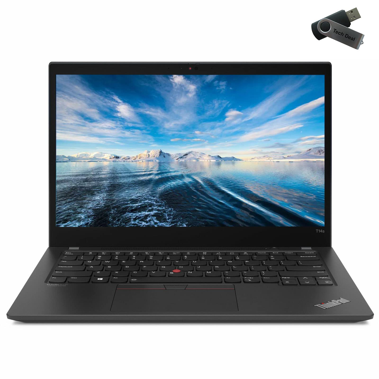 Lenovo 2023 ThinkPad T14S Gen 3 Slim Business Laptop 14" FHD IPS(1920x1080), Intel i7-1165G7,16GB RAM,512G NVMe SSD, Backlit KYB, Fingerprint Reader, Windows 10Pro |TD 32G USB