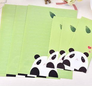 SCStyle 30 Cute Lovely Kawaii Cartoon Animal Design Version 2 Writing Stationery Paper with 15 Envelope
