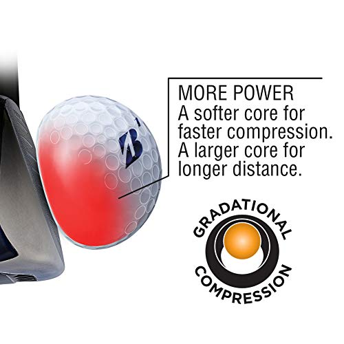 BRIDGESTONE 2021 e6 Golf Balls (One Dozen), White