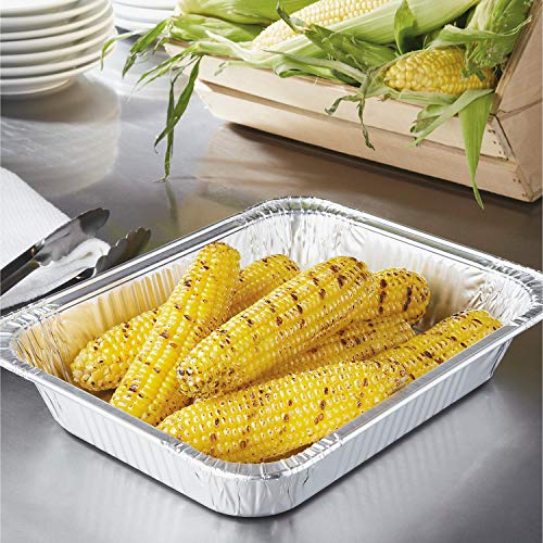 Comfy Package [30 Count] 9 x 13 Aluminum Foil Pans Half Size Deep Steam Table Pans
