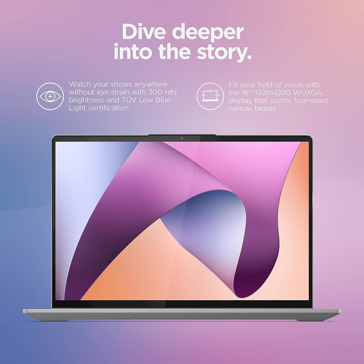 Lenovo IdeaPad Flex 5 16" 2-in-1 Touchscreen Laptop, 10-Core i7-1255U, 100% sRGB, 400nits, QHD(2560 x 1600), Wi-Fi 6, Thunderbolt 4, w/HDMI, 16GB LPDDR4x-4266 RAM, 1TB PCIe SSD
