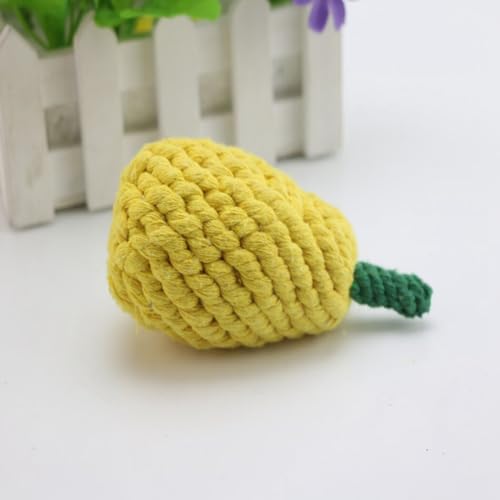 Kapmore Interactive Puppy Teething Chew Toy - Cotton Dental Cleaner for Pet Teeth Care, Training Bite Rope Toy, Durable Puppy Tooth Cleaning