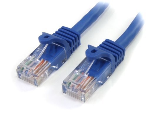 StarTech.com Cat5e Ethernet Cable20 ft - Blue - Patch Cable - Snagless Cat5e Cable - Network Cable - Ethernet Cord - Cat 5e Cable - 20ft (RJ45PATCH20)