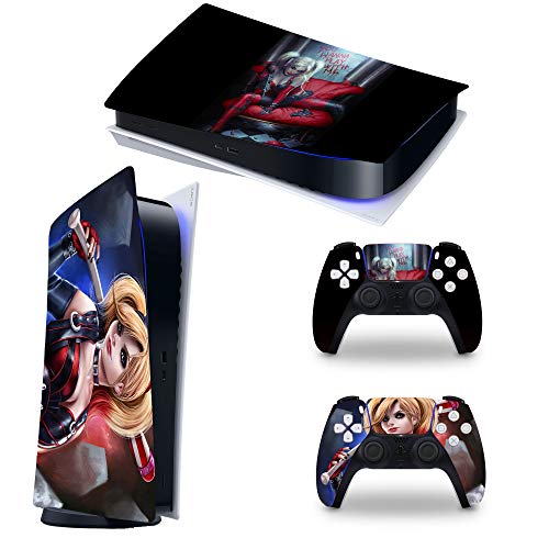 Bad Girl - PS5 Standard Edition Skin Console and 2 Controller, Vinyl Decal Sticker Full Cover Protective