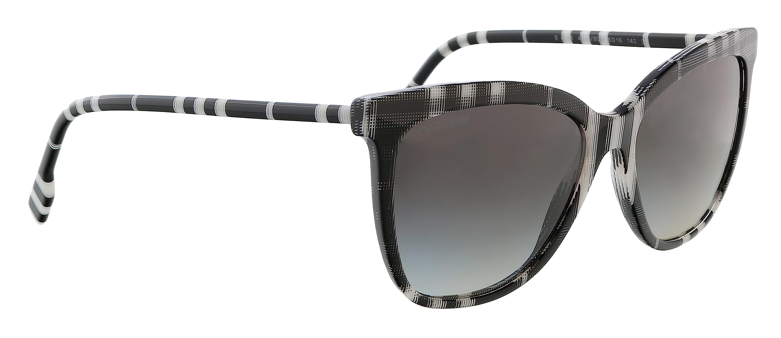 BURBERRY Sunglasses BE 4308 40048G Check White/Black