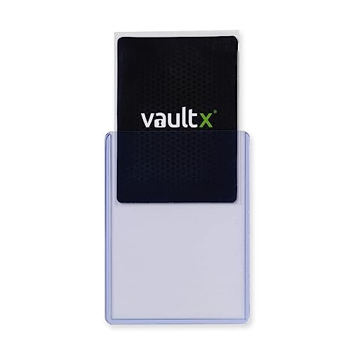 Vault X Premium Extra Thick Seamless Toploaders 35pt - 3" x 4" Rigid Card Holders for Trading Cards & Sports Cards (100 Pack)