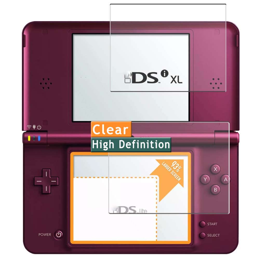 Vaxson 4-Pack Screen Protector, compatible with Nintendo DSI XL TPU Film Protectors Sticker [ Not Tempered Glass ]