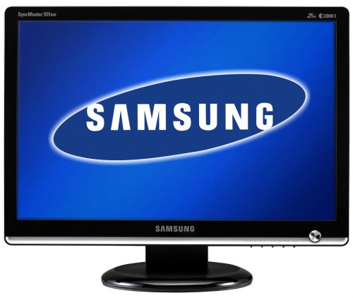 Samsung Syncmaster 931BW 19in display - VGA & DVI, Black, including stand