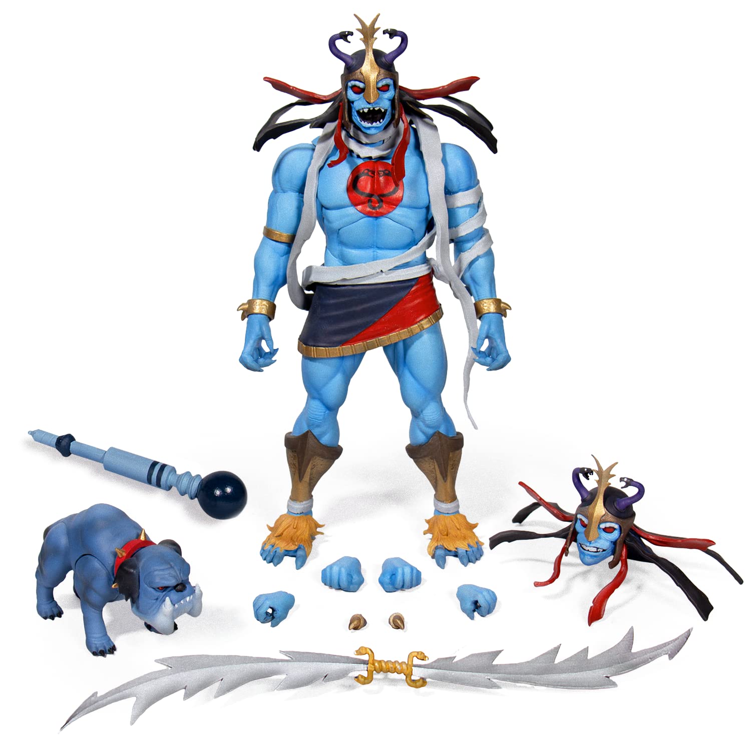 Super7 ULTIMATES! Thundercats Mumm-Ra The Ever-Living and Ma-Mutt - 8" Thundercats Action Figure with Accessories Classic Cartoon Collectibles and Retro Toys