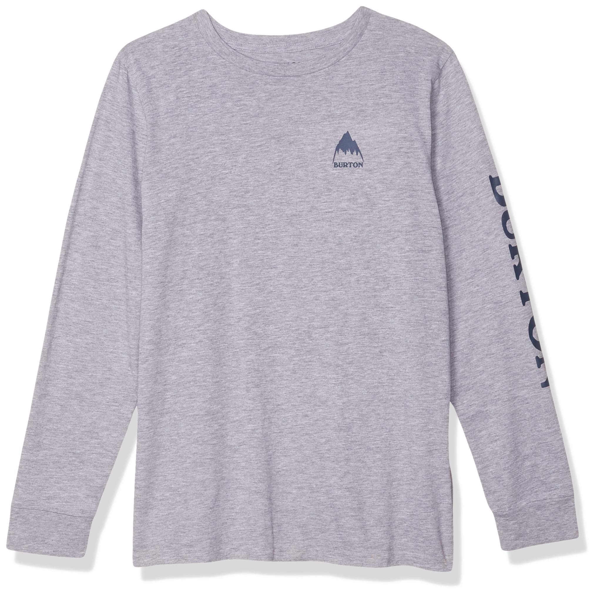 Burton Boys Elite Long Sleeve, Gray Heather New, Medium
