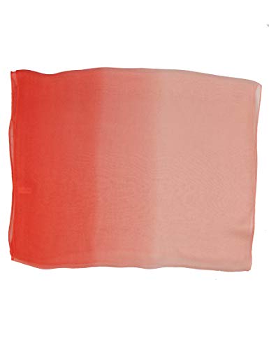 PANTONIGHT Women's Multicolor Chiffon Scarf Watermelon Shaded Colors lightweight Scarf (COL 707)