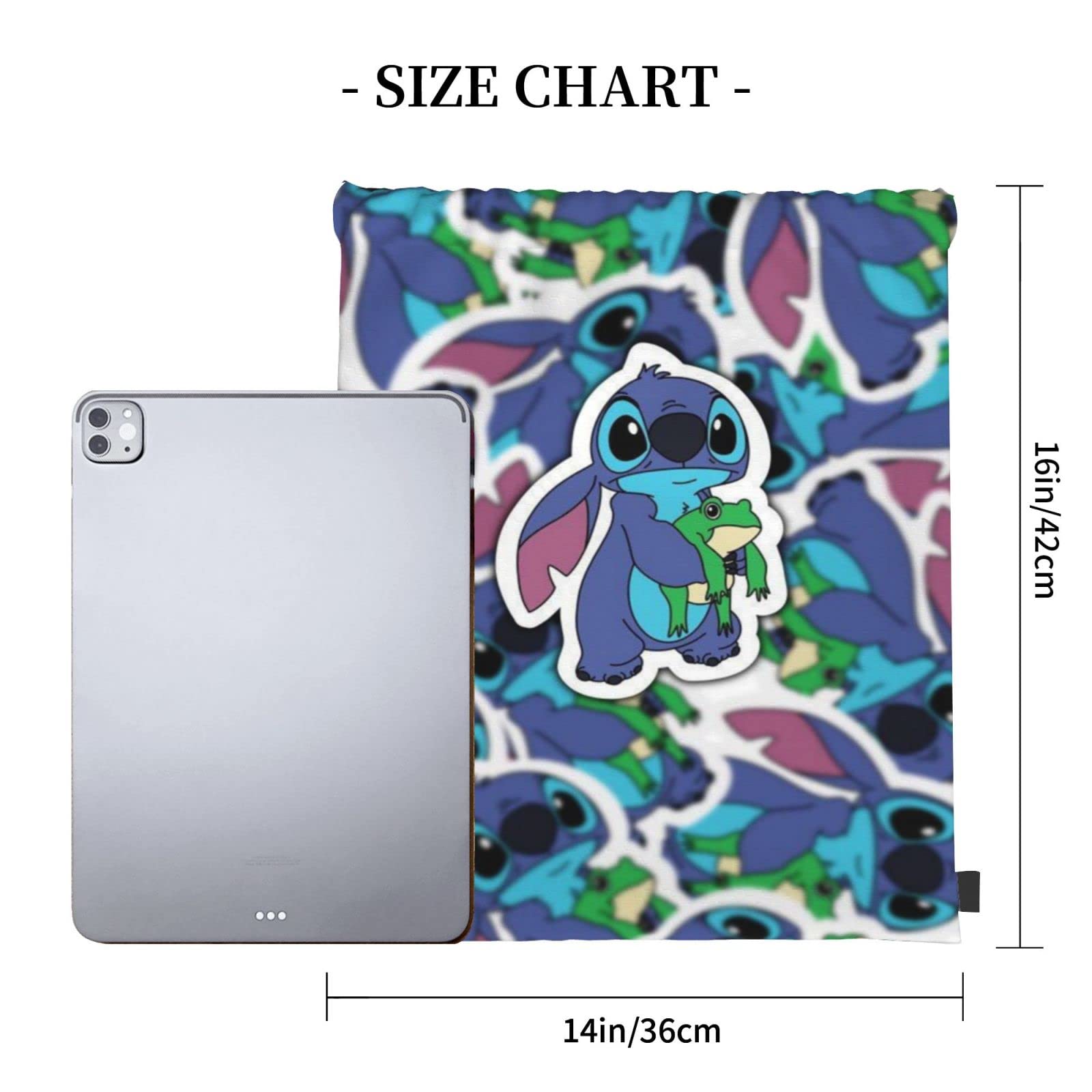 Cartoon Drawstring Backpack Gym Bag Waterproof Backpack Yoga Training Gymsack Sport Strap Pack Bag For Women Men