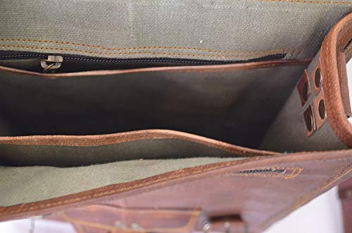 Komal's Passion Leather 11 Inch Sturdy Leather satcel Ipad Messenger Bag for Men and Women
