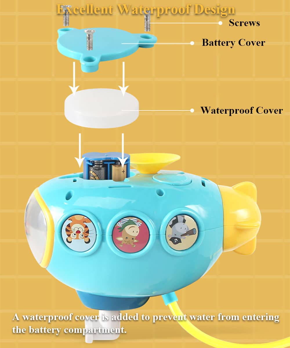 Cartoon Electric Sprinkler Bath Toy