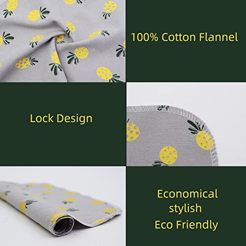 Paperless Towels Roll Washable Cotton Cloth, Reusable Paper Towels - 25 Pack with Durable Cardboard Roll - 10" X 10" Zero Waste Reusable Napkins Eco Friendly