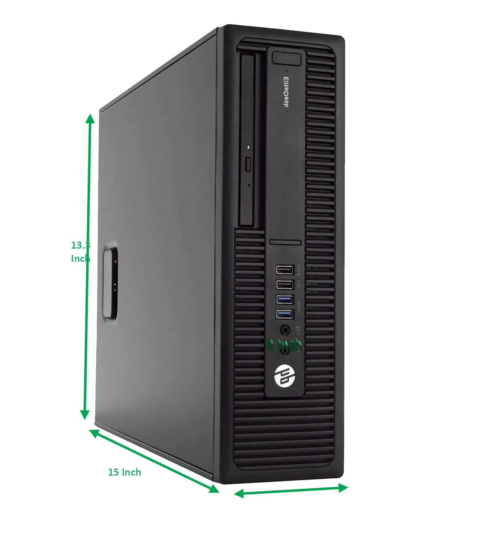 HP 705 G1 Computer Desktop PC AMD A4-Pro 7300B Processor, | 8GB Ram, 1 TB Hard Drive | WiFi & Bluetooth, Wireless Keyboard Mouse, New HP 27 Inch LED Monitor, Windows 10 (Renewed)