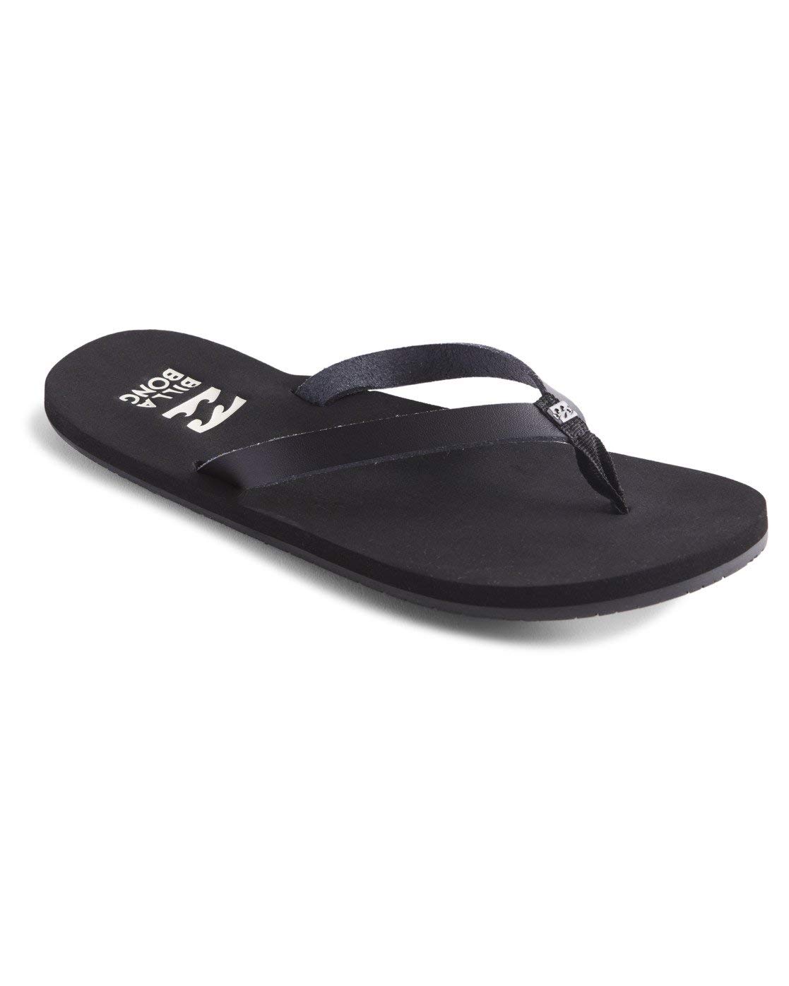 Billabong Women's Shore Breakerz Flip Flop, Black, 9