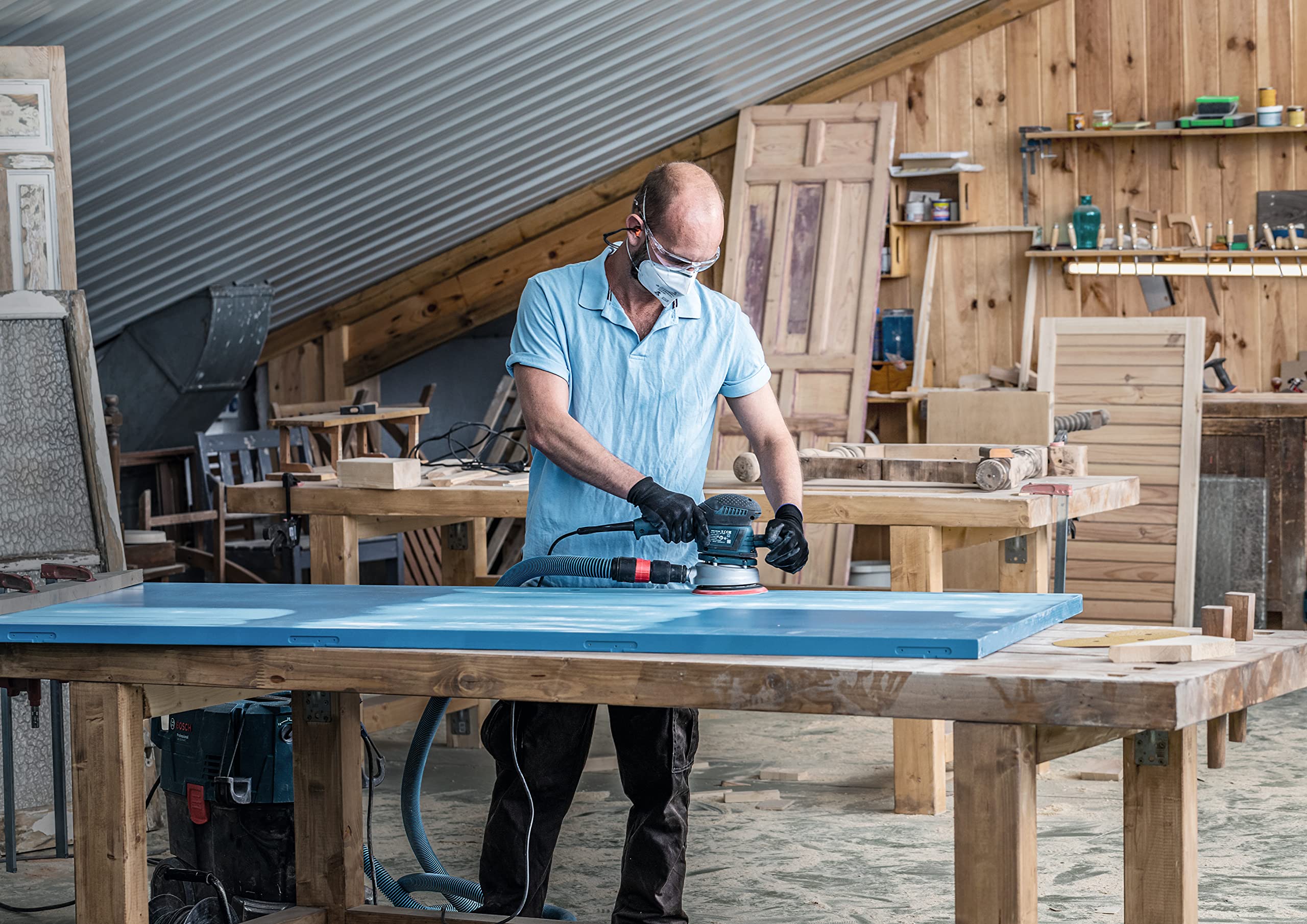 Bosch Professional 50x Expert C470 Sandpaper (Ø 125 mm, Grit 60, Accessories Orbital Sander)