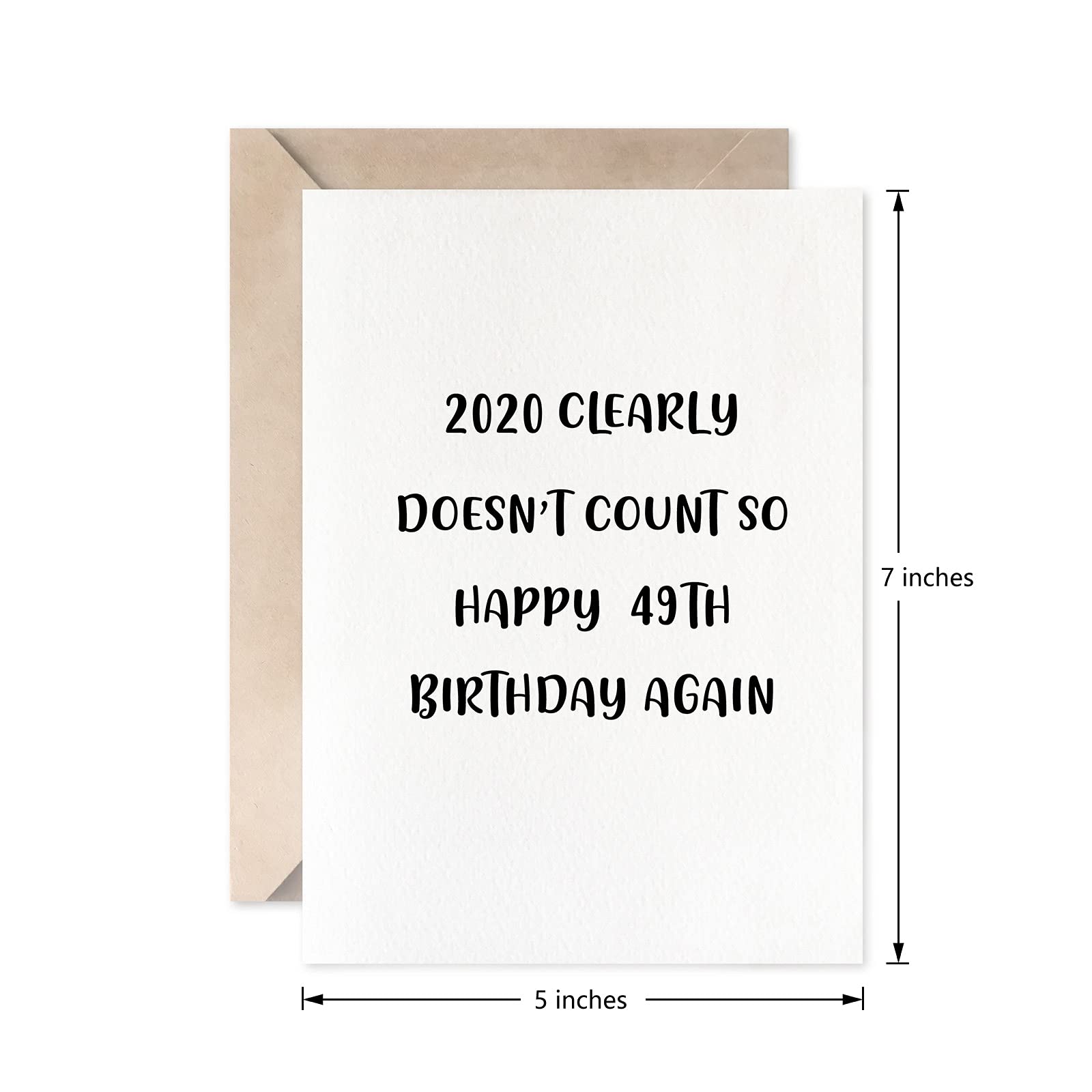 MAGJUCHE Funny 50th Birthday Card For Men And Women, Joke 50 Years Birthday Gift For Friend