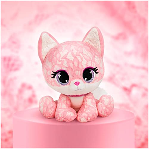 GUND P.Lushes Designer Fashion Pets Jessica Foxy Fox Premium Stuffed Animal Soft Plush, Pink, 6β