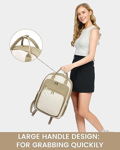LOVEVOOK 15.6 Inch Laptop Backpack for Women,Fashion Work Travel Backpack,Waterproof Day Pack Purse for Teacher Nurse