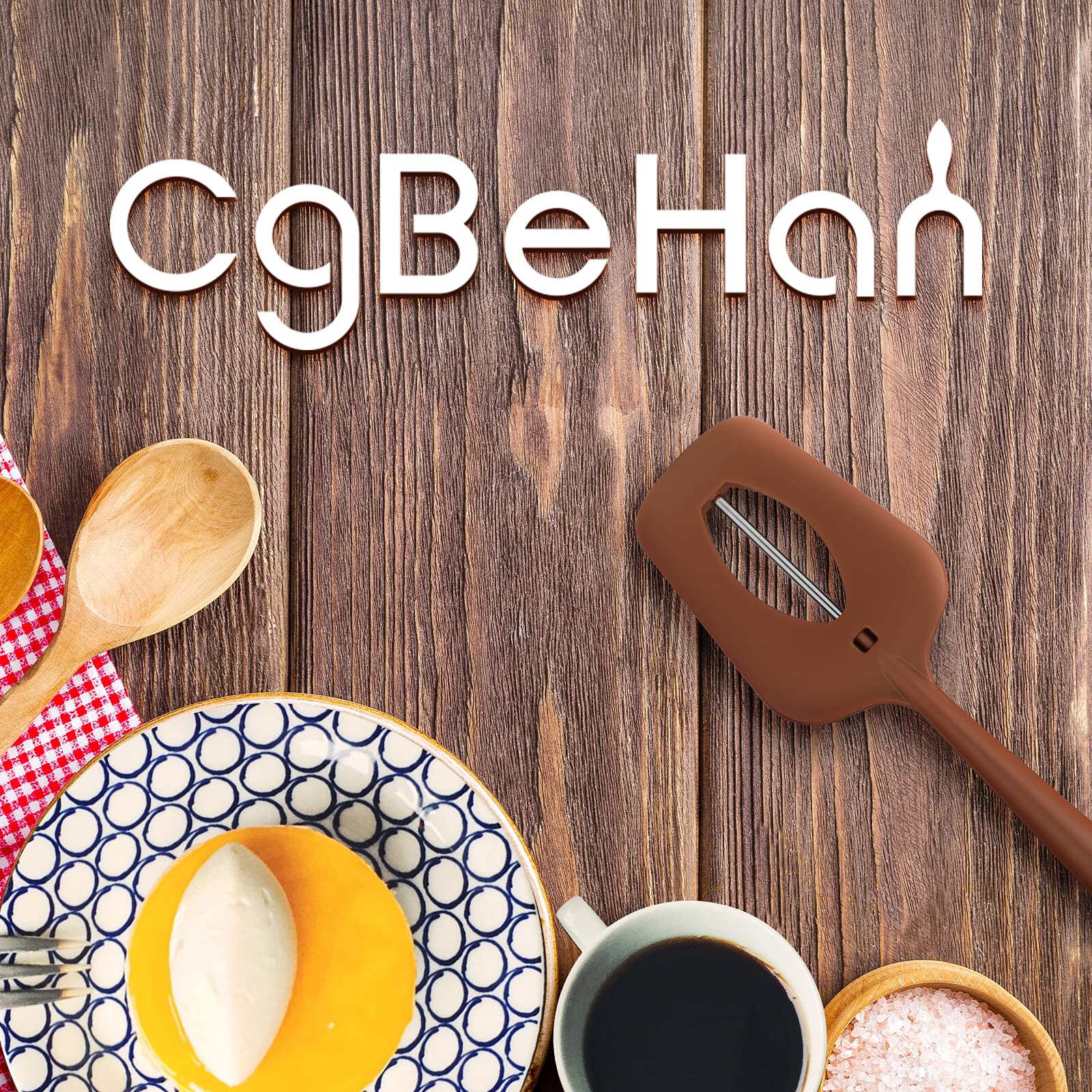 Digital Candy Thermometer,CgBeHah Instant Read Kitchen Cooking & Candy Spatula Thermometer Temperature Reader and Stirrer for Kitchen Cooking,Baking BBQ, Candy,Chocolate,Sauce, Jam