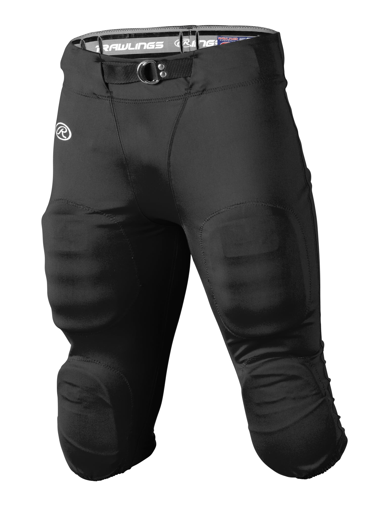 Rawlings Standard FP147 High Performance Football Pants | Practice/Game Use | Adult Sizes | Multiple Colors, Black, Medium