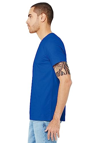 Bella+Canvas Unisex Jersey Short Sleeve Tee, True Royal, X-Large