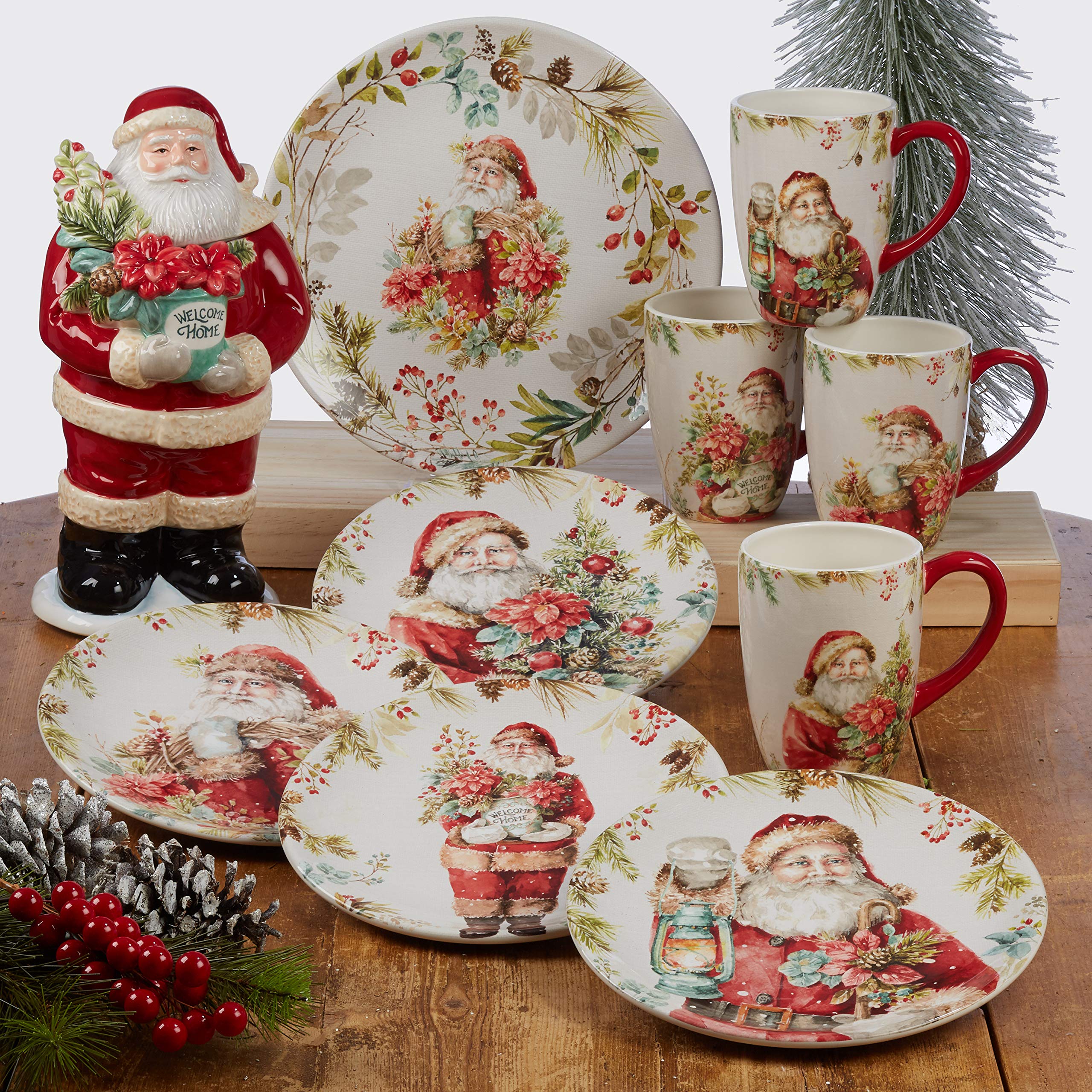 Certified International Christmas Story 22 oz. Ice Cream/Dessert Bowls, Set of 4