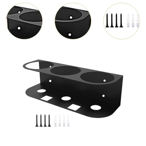 DimyFew Spray Bottle Holder Wall Mount Hardware,Paint Bottle Holder Stand,Bottle Organizer Storage Rack for Kitchen,Craft Workspace, 32cmx11cmx9cm
