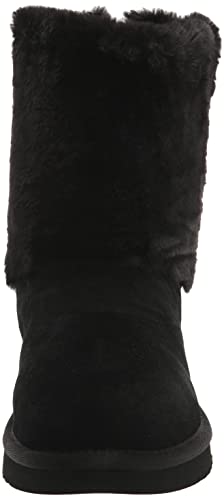 Koolaburra by UGG Women's Aubrei Short Fashion Boot, Black, 7