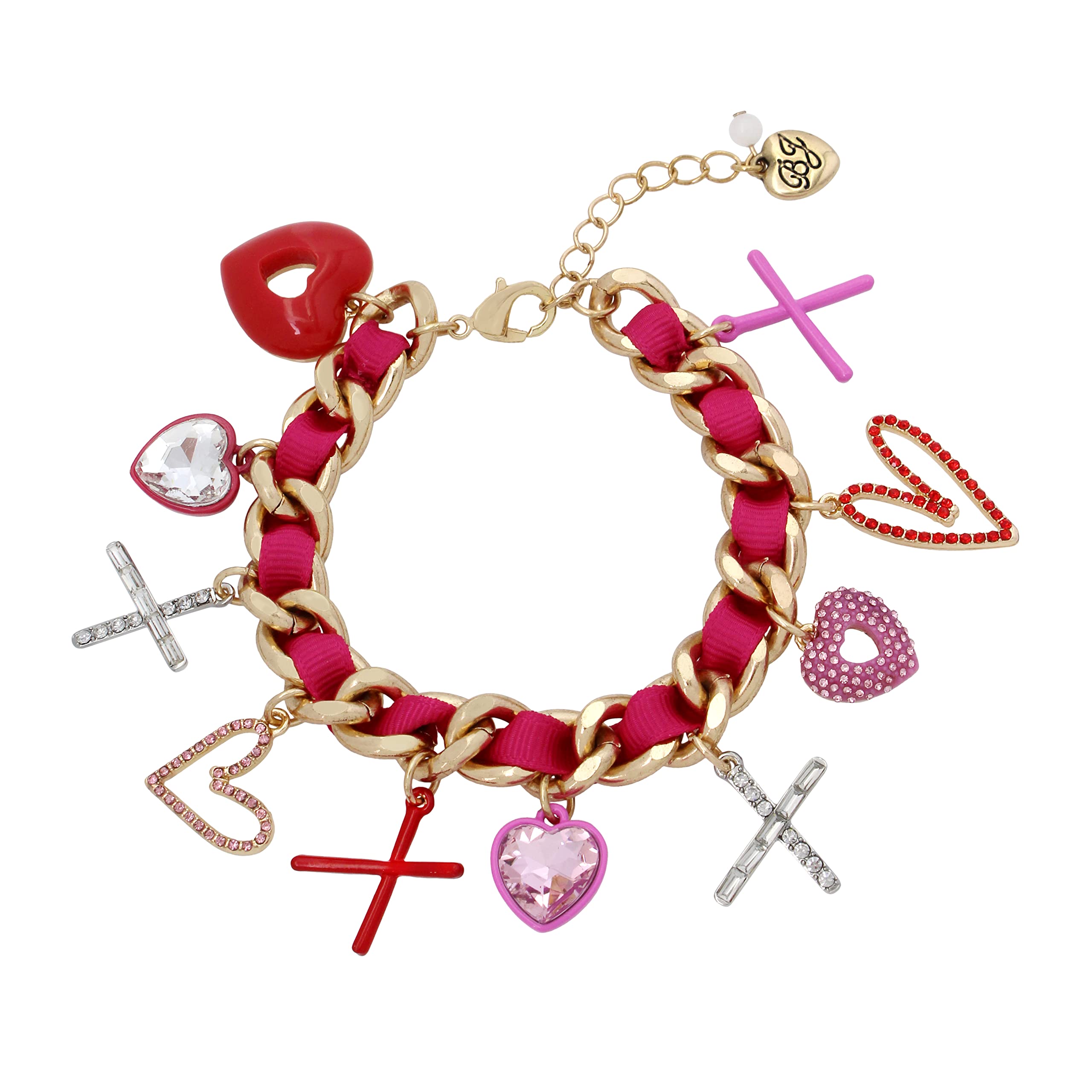 Betsey Johnson XOXO Charm Bracelet