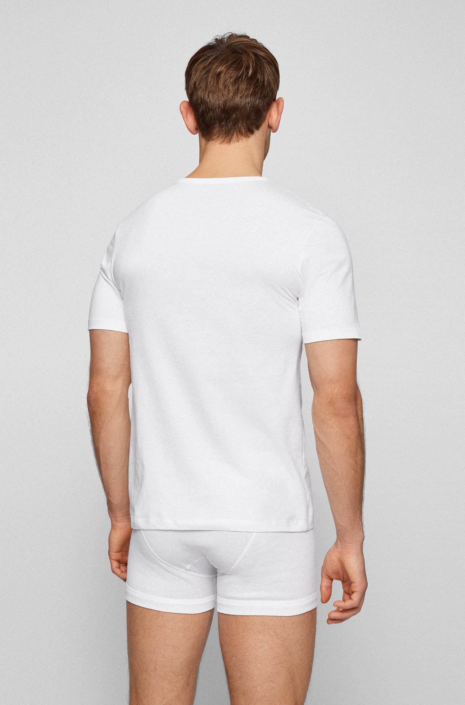 BOSS 3 Pack Crew Neck T-Shirt in White