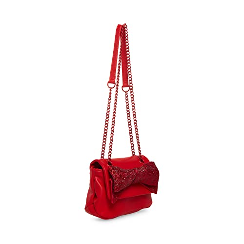 Betsey Johnson Shimmers Bow Bag, Red