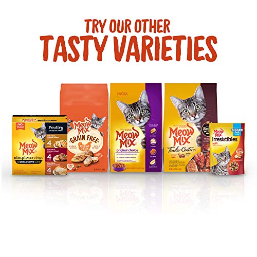 Meow Mix Tender Centers Dry Cat Food, Salmon & Chicken, 13.5 Pound Bag