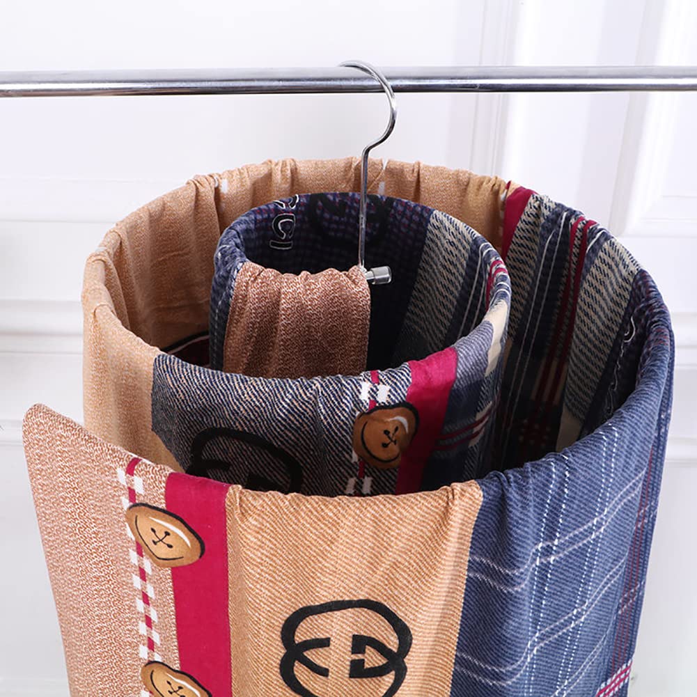 DEPILA Spiral Sheet Hanger Space Saving Hangers for Sheets Bedspreads Coverlets Mattresses Tablecloths Sofa Covers Blankets Shawls Scarfs Capes A8 Coat Hanger