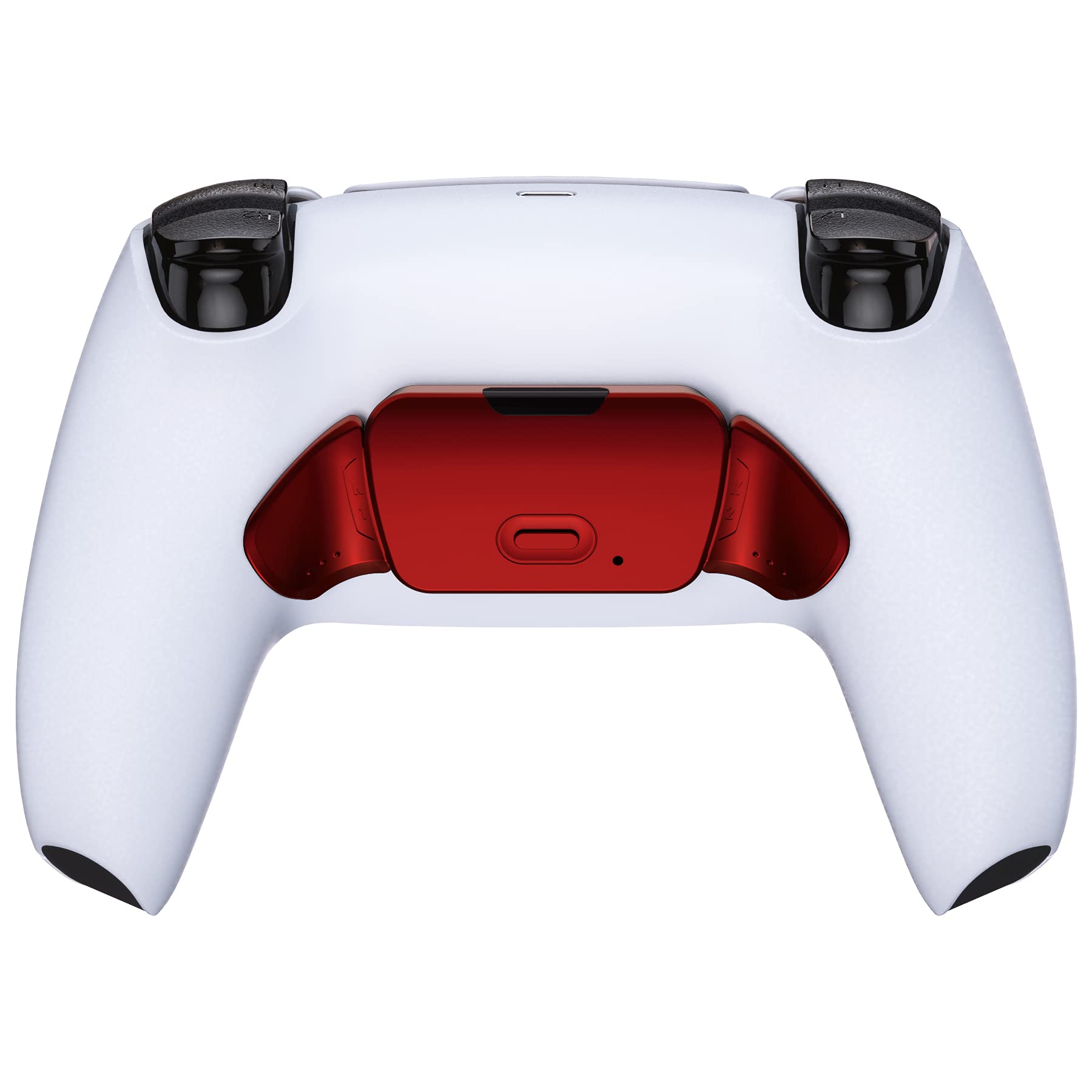 Scarlet Red Replacement Redesigned K1 K2 Back Button Housing Shell for PS5 Controller eXtremerate Rise Remap Kit - Controller & Rise Remap Board NOT Included