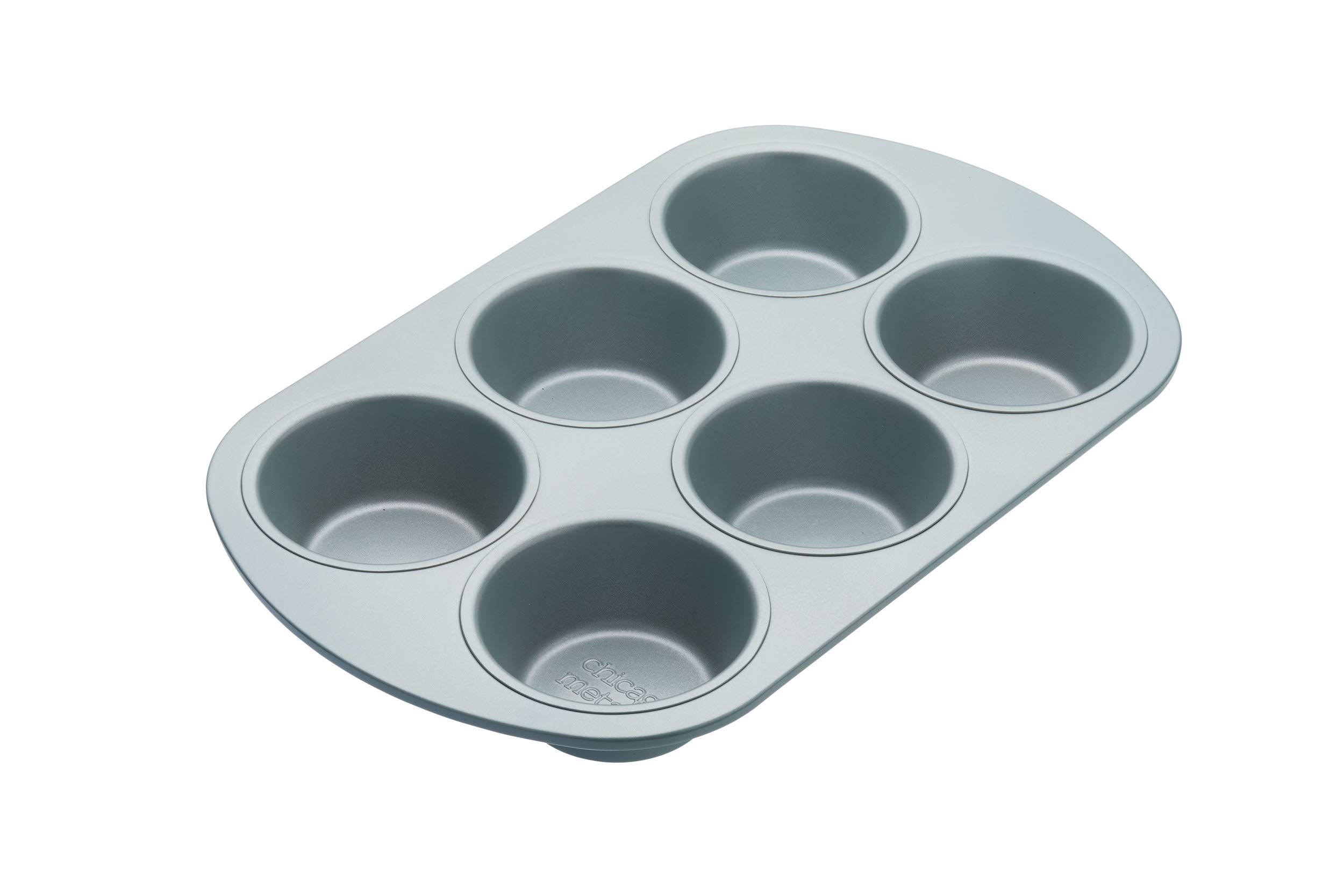 Chicago Metallic Professional Compact Baking Set with Non Stick Roasting Tin, Cupcake Tray, Baking Tray and Roasting Rack, Carbon Steel, 4 Pieces