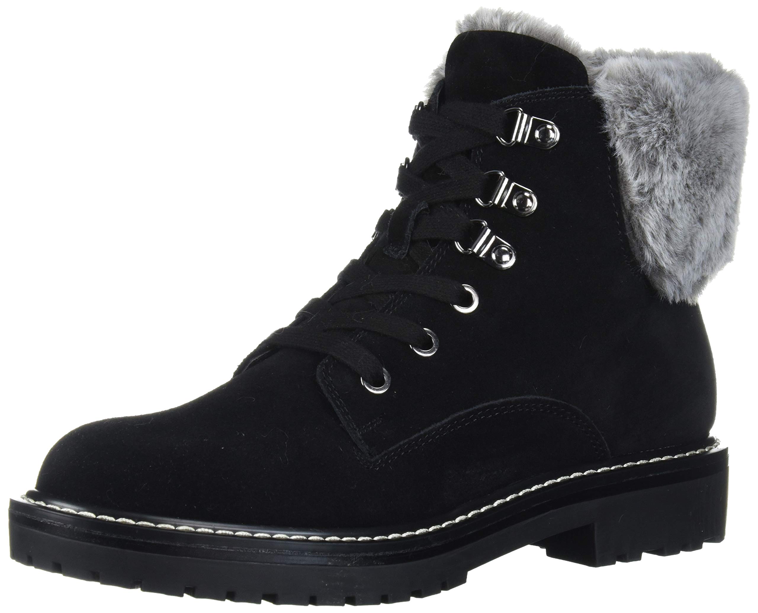 Bandolino Footwear Women's Lauria Hiking Boot, Black, 6 M US