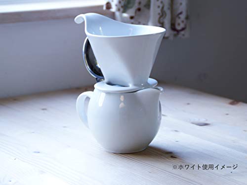 ZERO JAPAN Ceramic Coffee Dripper for #2 or #4 paper filter - Drip Cone Brewer - White