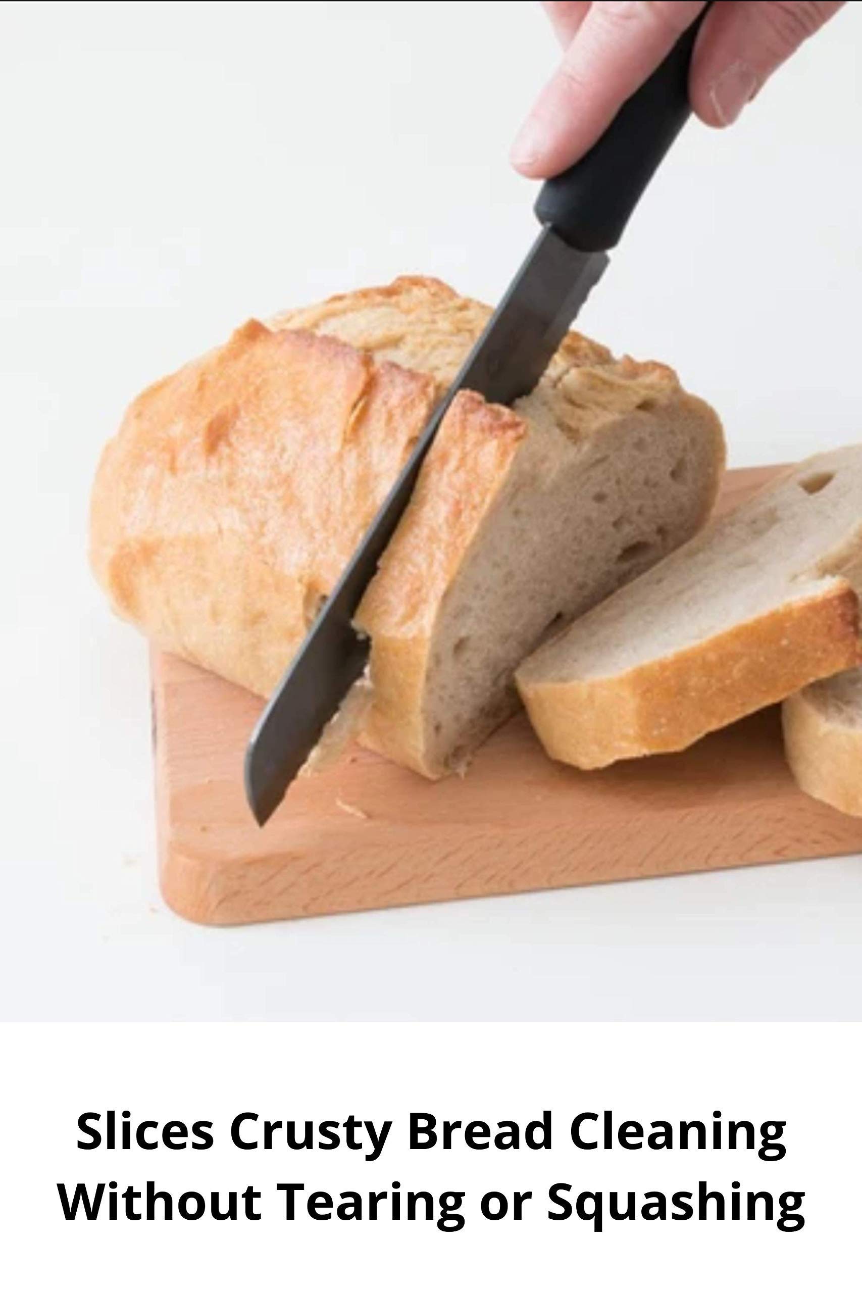 Cestari Serrated Ceramic Knife Set of 2 Knives and Peeler: includes 6 inch Tomato Knife, 8 inch Bread Knife, and Straight Edge Ceramic Vegetable Peeler
